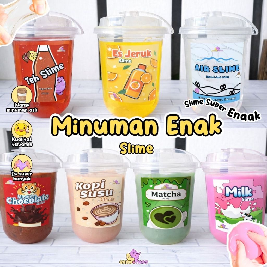 DELICIOUS SLIME DRINK BY SLIME BINTARO || TOFU SLIME|| JIGGLY SLIME ...