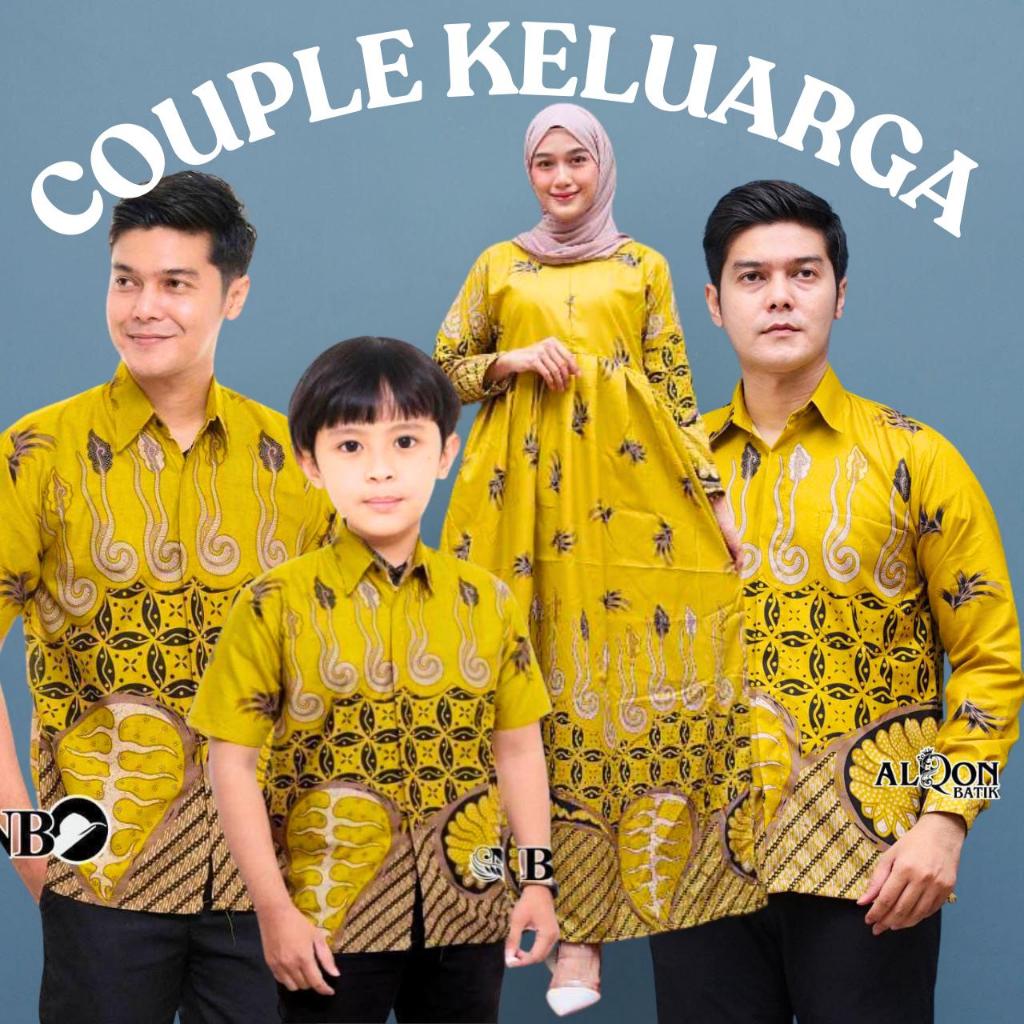 Latest Family Couple Batik Clothes for Father, Mother, and Child ...
