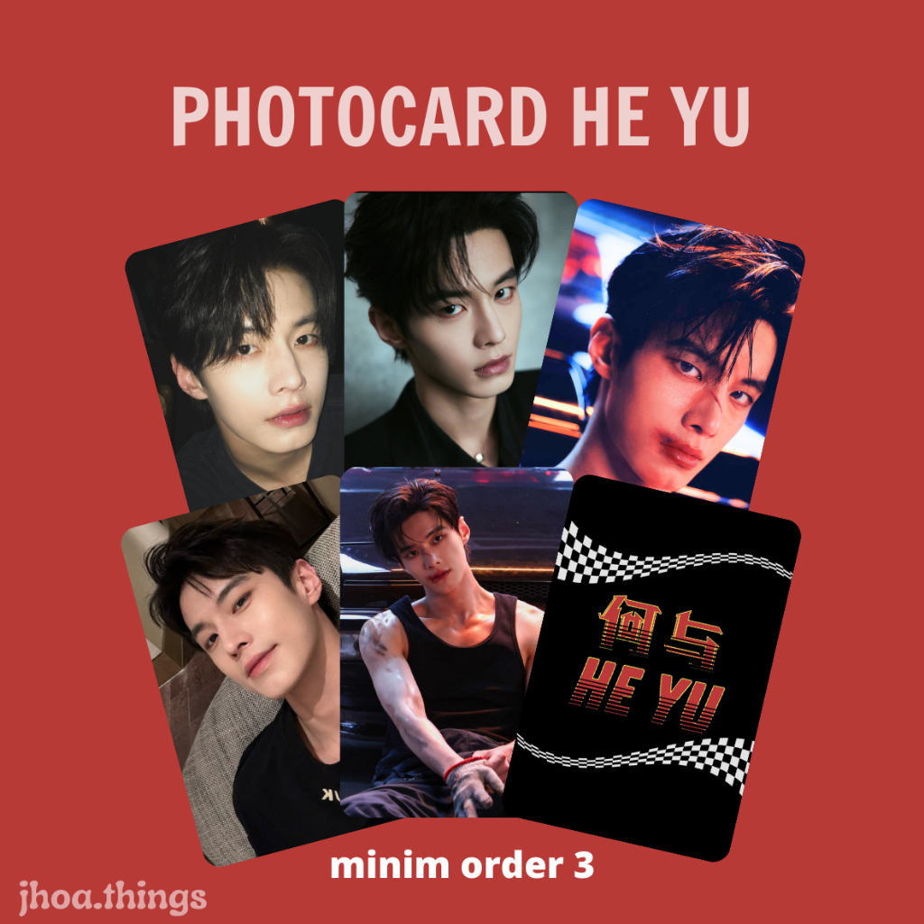 [UNOFFICIAL] PHOTOCARD HE YU HEYU JIN ZHAO CHINESE ACTOR SPEED AND LOVE ...