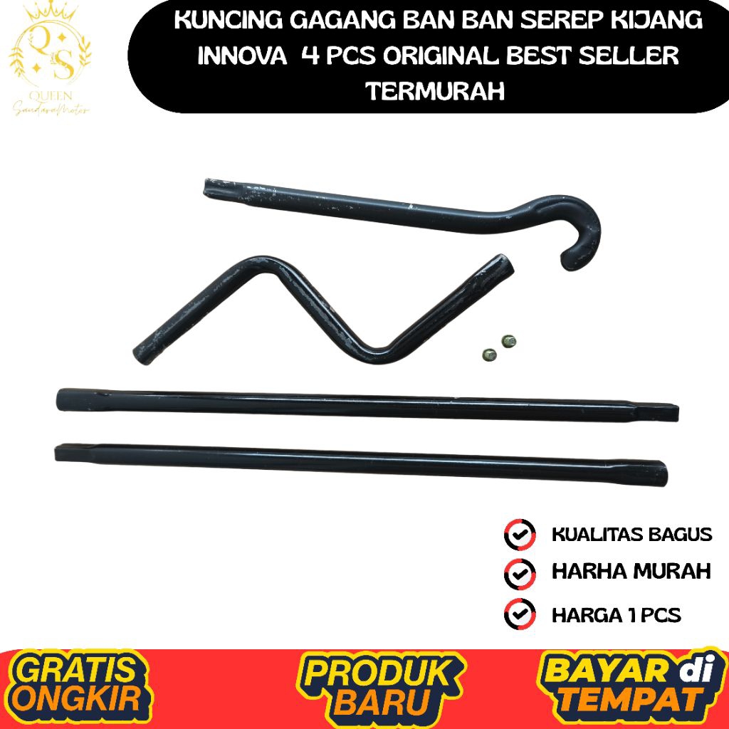 Original Kijang Innova Spare Tire Handle Wrench 4 Pcs | Shopee Malaysia