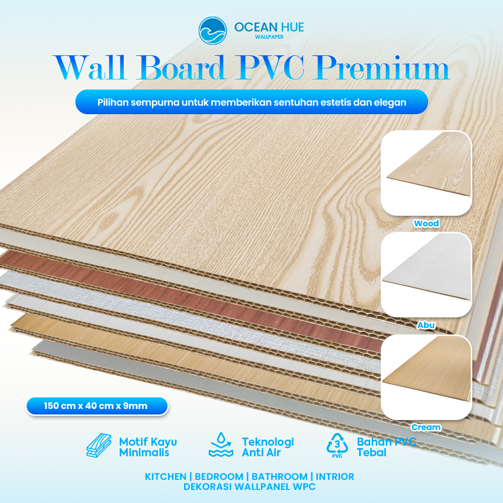 WPC Wallboard | PVC Wallboard | PVC Wallboard 1.5 Meters 150cm X 40cm X ...