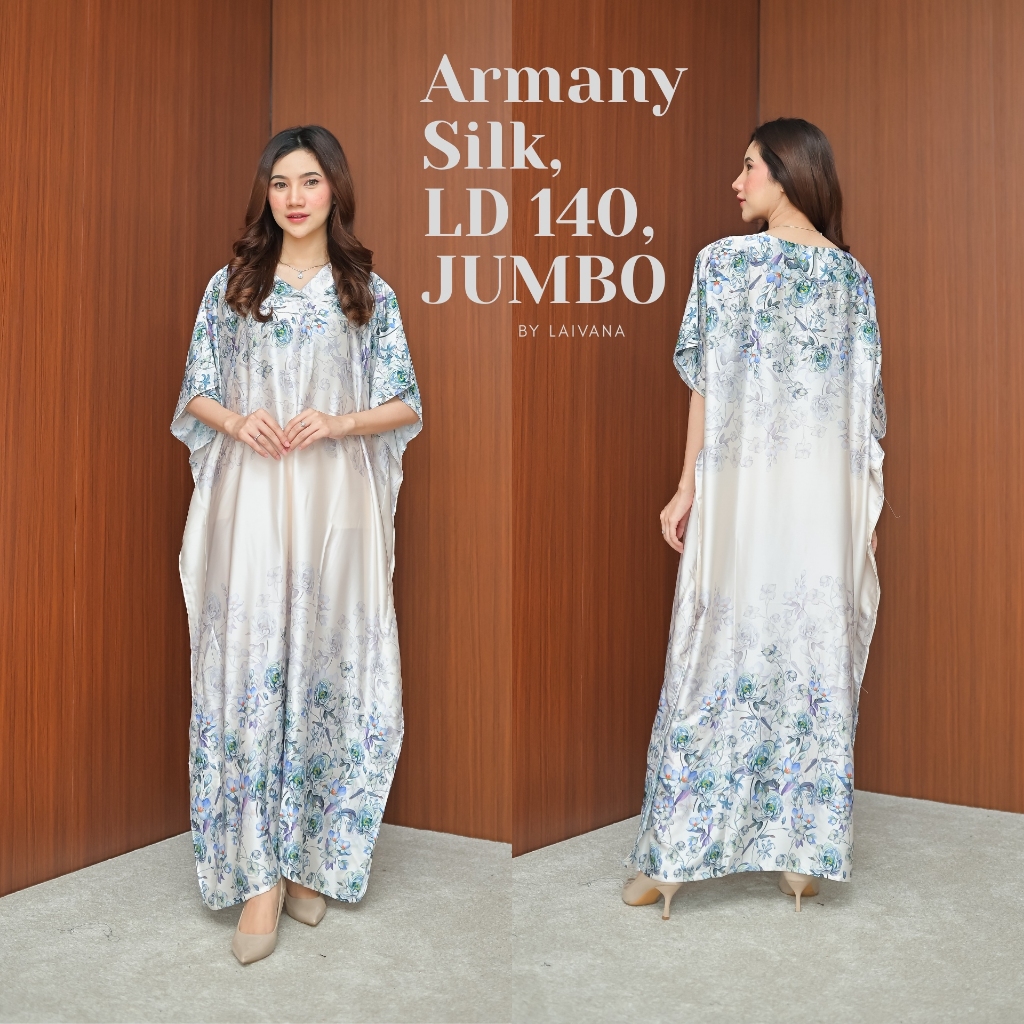 Armany Silk Kaftan, Modern Premium, LD 170 Jumbo | Shopee Malaysia