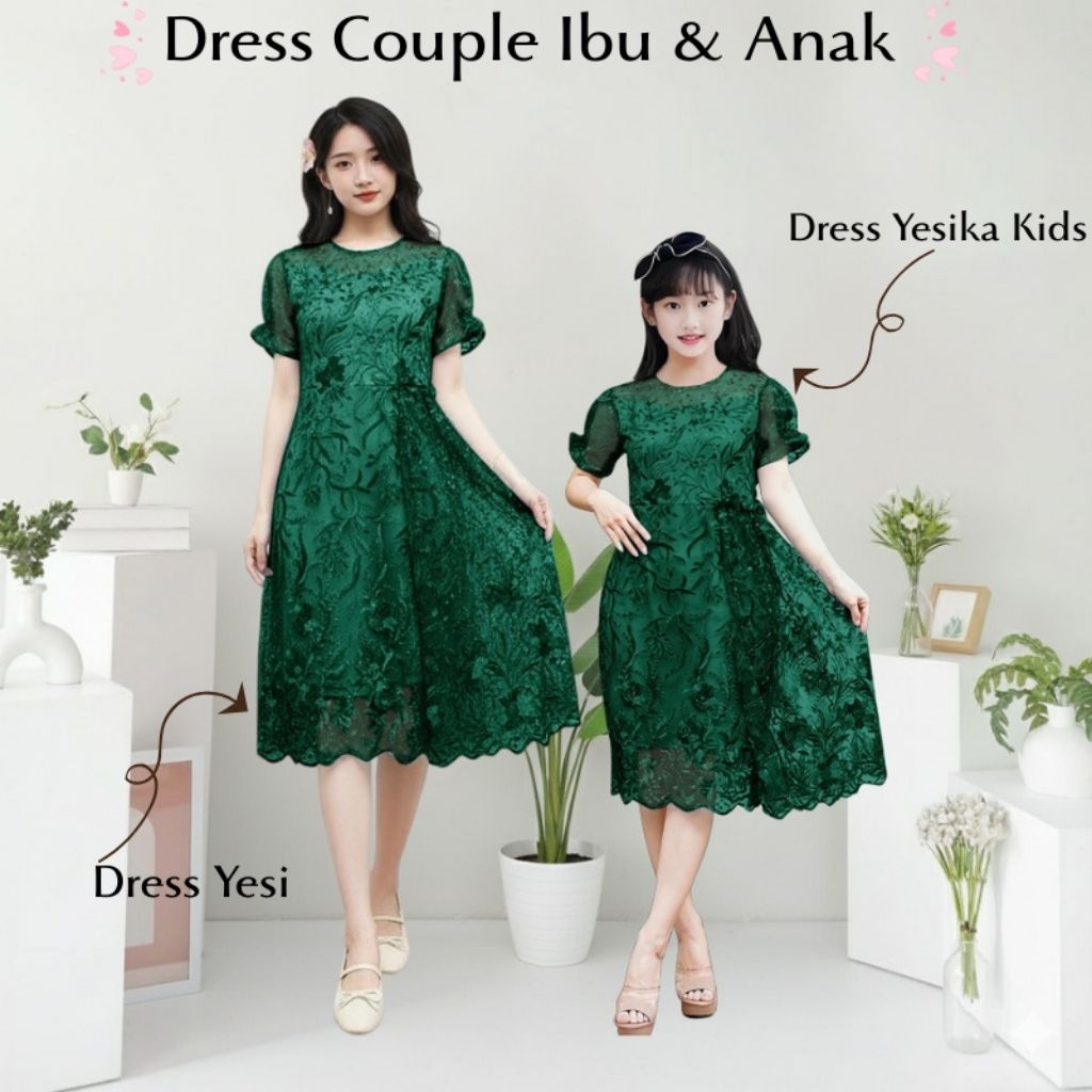 Latest Model Mother and Daughter Couple Dress/Y Yesi Dress 3 Sizes ML ...