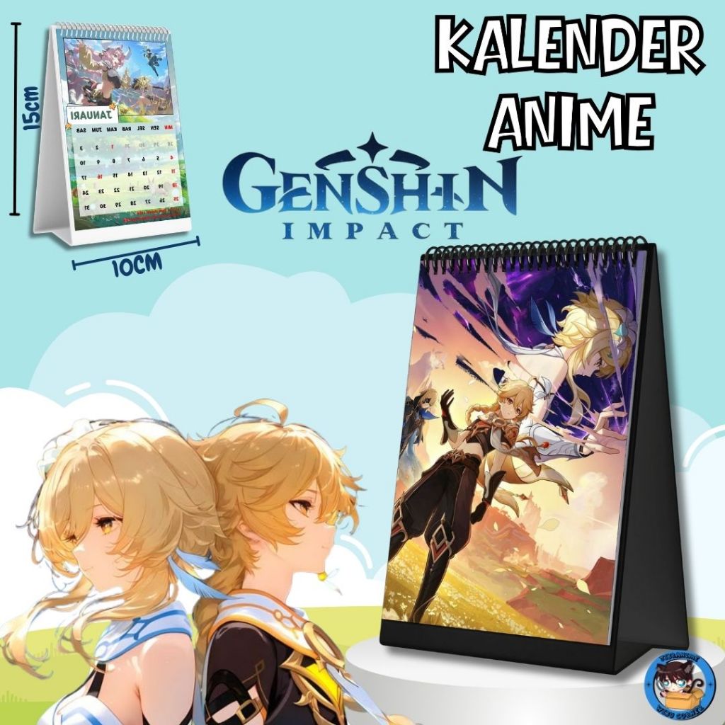 ANIME CALENDAR 2026 GENSHIN IMPACT CALENDAR/ NEW DESIGN!!GENSHIN ...