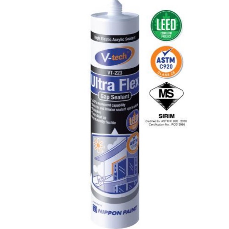V-TECH ULTRA FLEX GLUE SUPER SEAL GAP FILLER V-TECH - ACRYLIC SEALANT ...