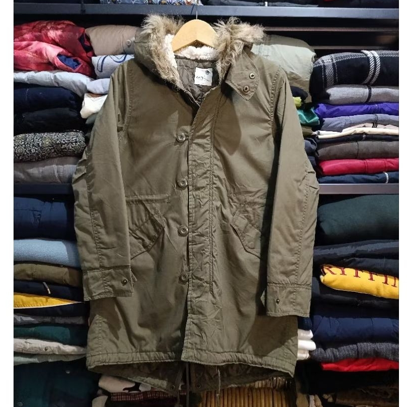 Earth Music & Ecology Fishtail Parka Jacket | Shopee Malaysia