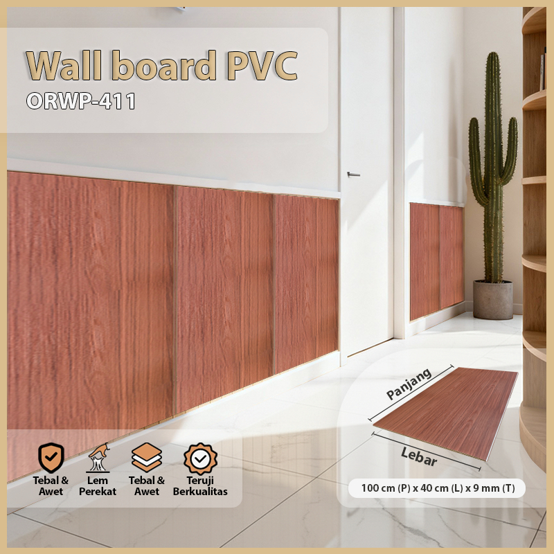 PVC Wallboard Wall Panel Board wallboard 100c x 40cm Wpc Wallpanel Wall ...