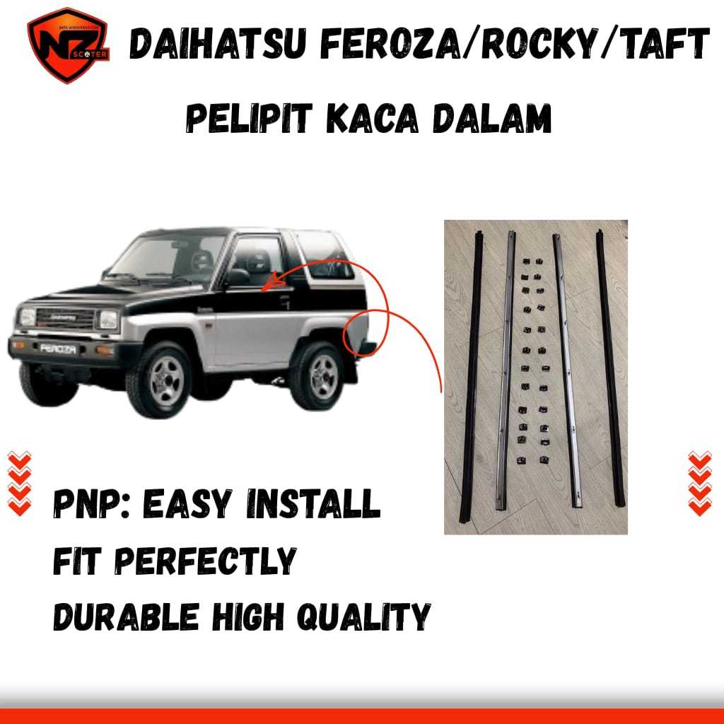 Daihatsu Feroza/Taft/Rocky Inner Glass Seam Set | Shopee Malaysia