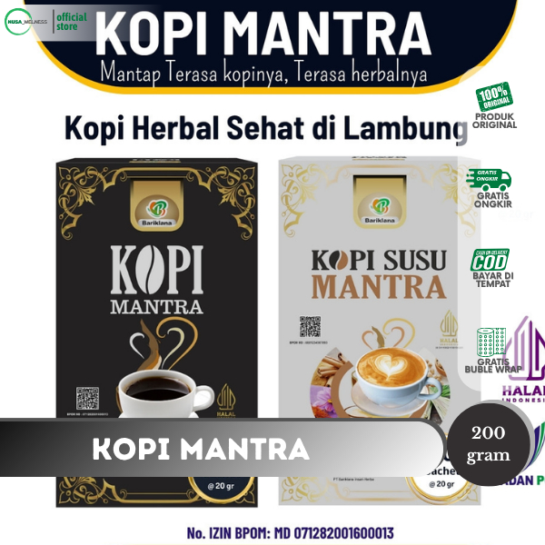MANTRA COFFEE - premium herbal black pepper, chili, Javanese ginger ...