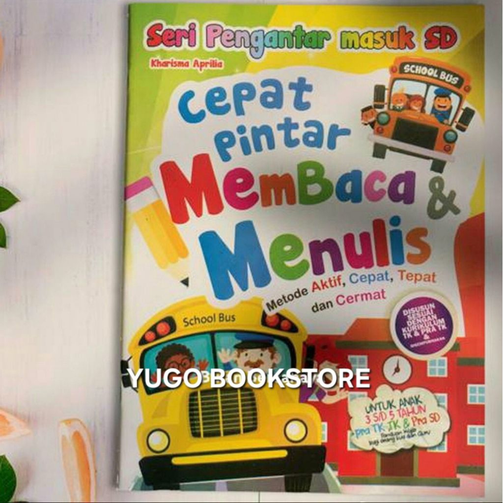 QUICK SMART BOOK FOR READING AND WRITING KINDERGARTEN PAUD ORIGINAL HVS COLOR LARGE SIZE ...