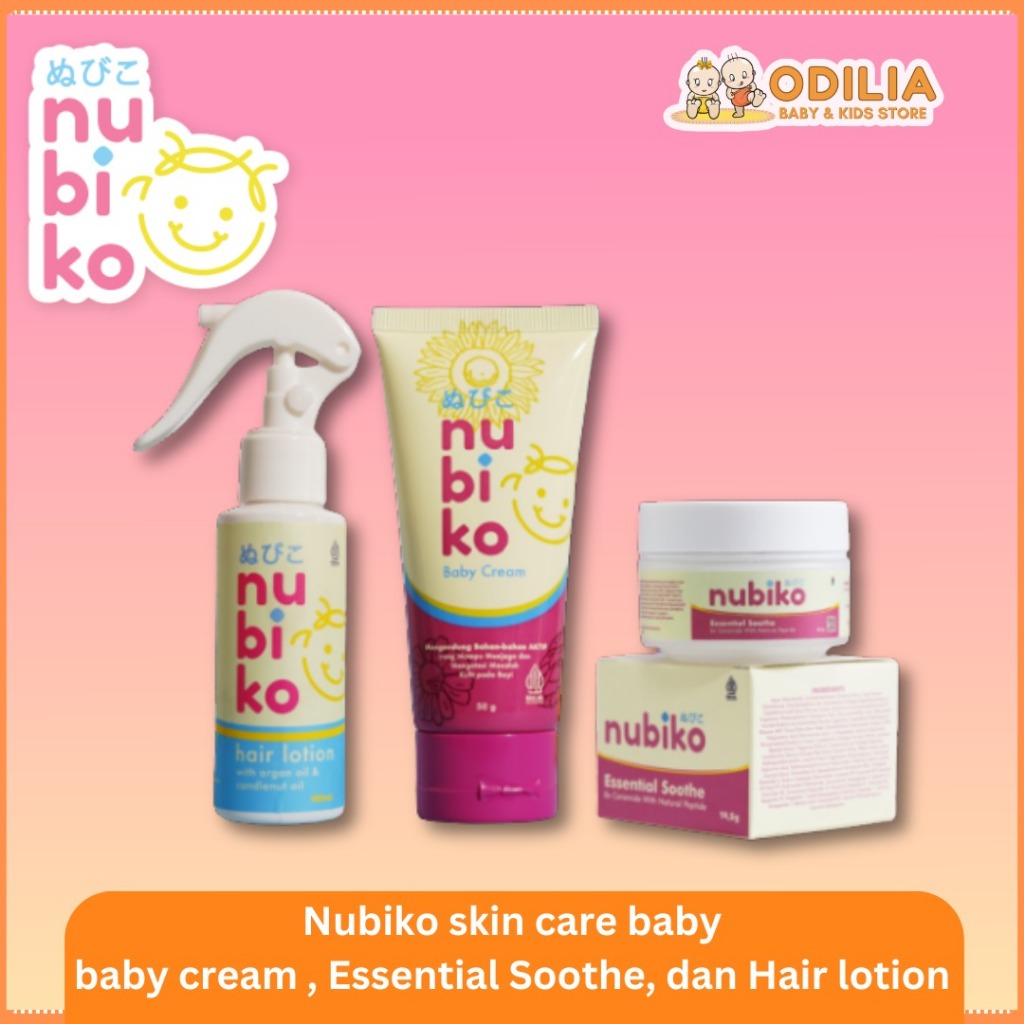 Nubiko baby cream, nubiko hair lotion & Nubiko Essential Soothe ...