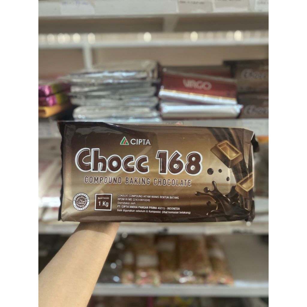 1 KG - CHOCC 168 COMPOUND CHOCOLATE BAR 1KG | Shopee Malaysia