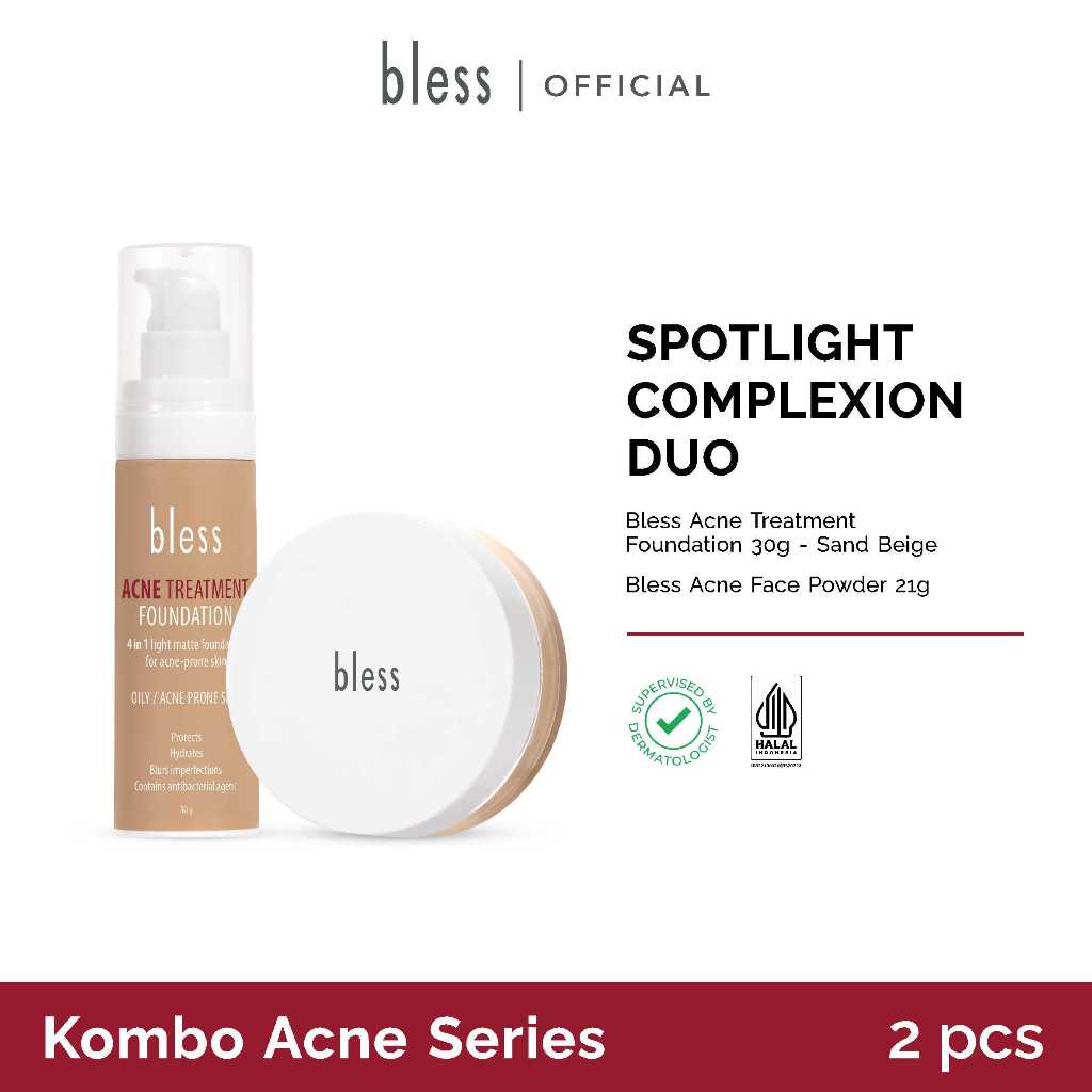 [BUNDLE] Bless Spotlight Complexion Duo (Acne treatment Foundation ...
