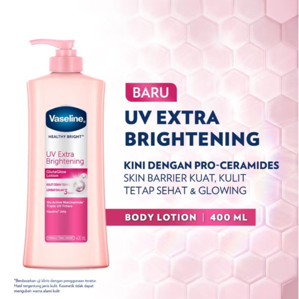 Vaseline lotion healthy bright uv extra brightening | Shopee Malaysia