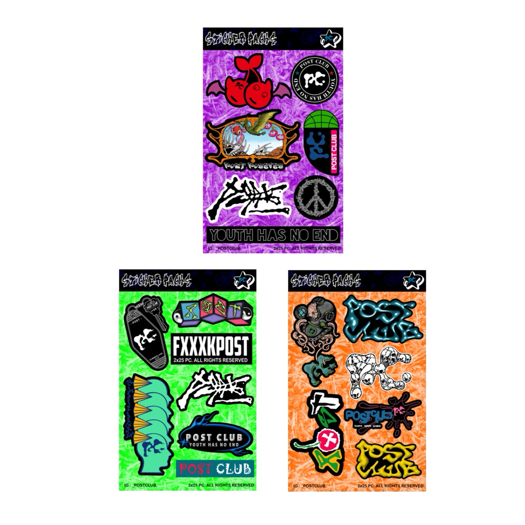 PC PC PC | Sticker Packs 2x25 | Shopee Malaysia