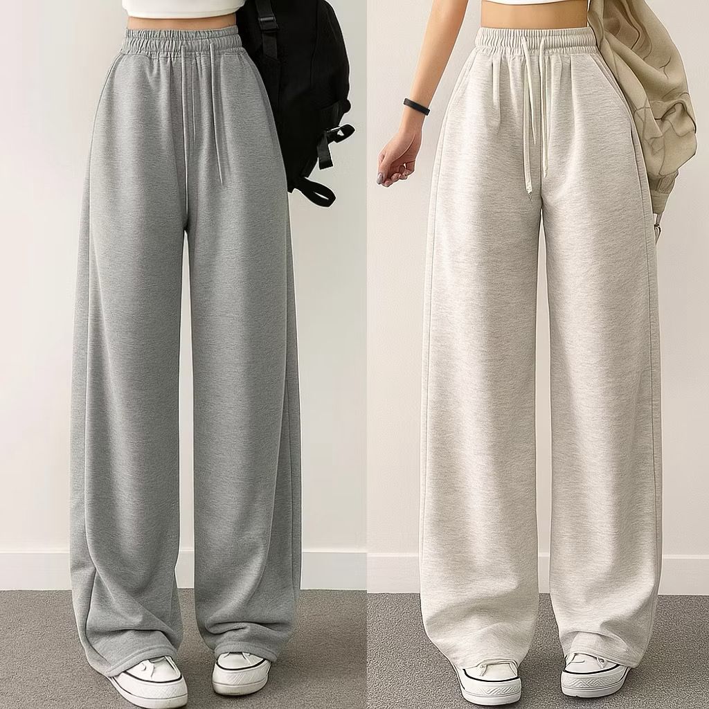 Baggy Highwaist Loose Pants sweatpants Long Culottes for Men and Women ...