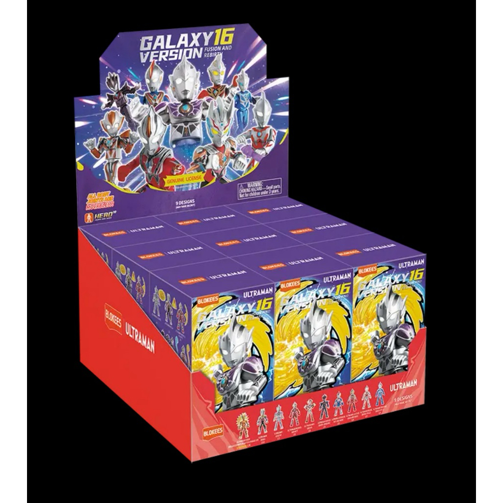 ULTRAMAN UltramanBlokees Galaxy VersionBLIND BOX vol 15 GV15 Vol 14 Vol ...