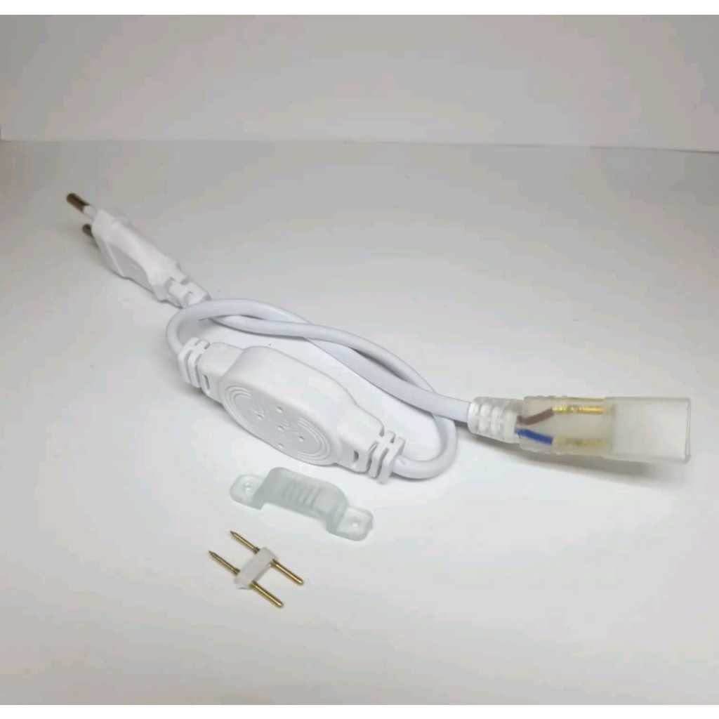 5050 220v led neon strp hose light Socket cable | Shopee Malaysia