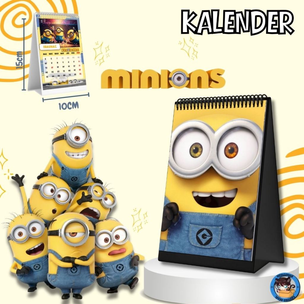 CALENDAR 2026 MINIONS CALENDAR/ 2026 MINIONS DESK CALENDAR/ 2026 ...