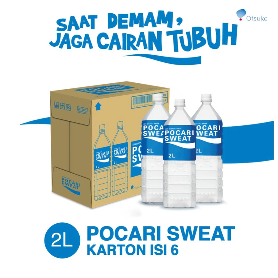 [oddsolshop] pekanbaru/Pocari Sweat 2 Liter 2000 ML 2L Isotonic Energy ...