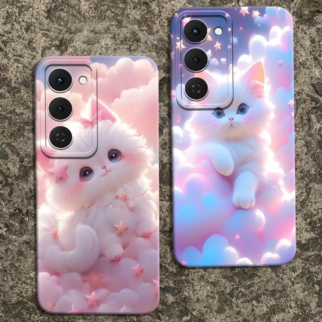 Tecno Spark 40 Pro Plus Tecno Spark 40 Pro Case - Sky Cat Motif - Flexible Case | Shopee Malaysia