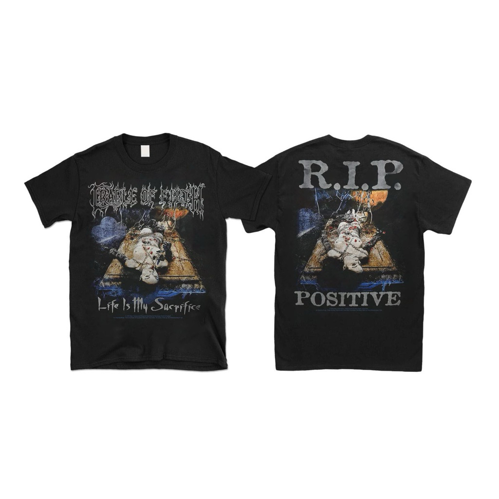 CRADLE OF FILTH life is my sacrifice RF Positive - TSHIRT | Shopee Malaysia
