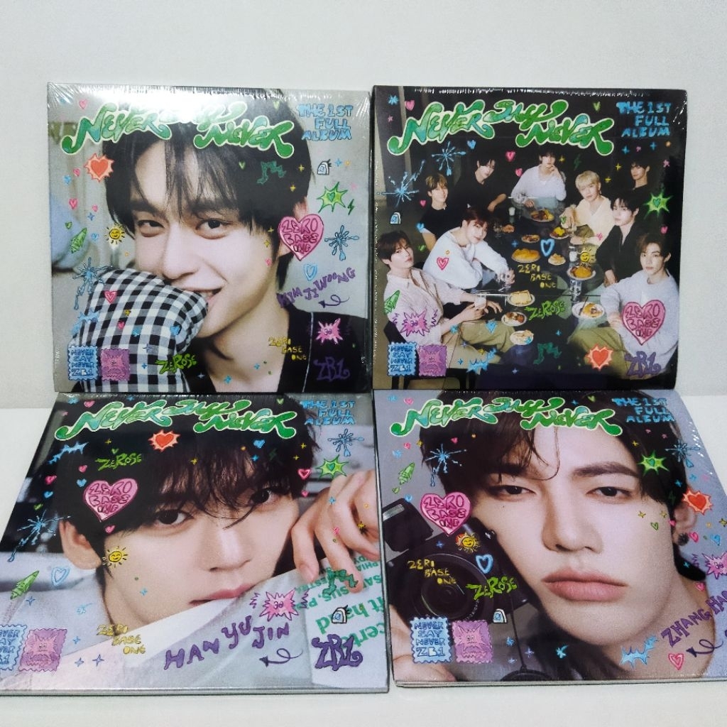 (READY SEALED) ALBUM DIGIPACK ZB1 ZEROBASEONE NEVER SAY NEVER ICONIK ...