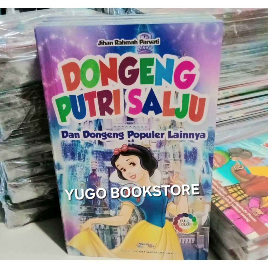 ORIGINAL SNOW WHITE FAIRY TALE BOOK FULL COLOR PUSTAKA SANDRO JAYA ...