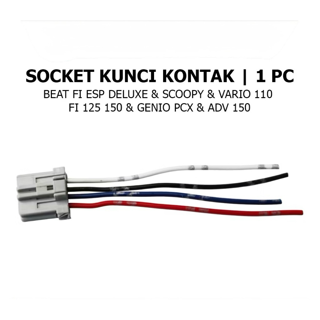 4 PIN CONTACT KEY SOCKET CABLE K59 K81 K1A BEAT FI ESP LED deluxe ...