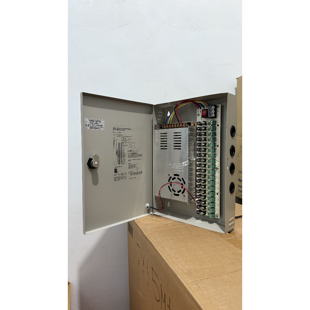 PSU Power Supply CCTV Box 12V 30A - CCTV PSU box - Warranty | Shopee ...