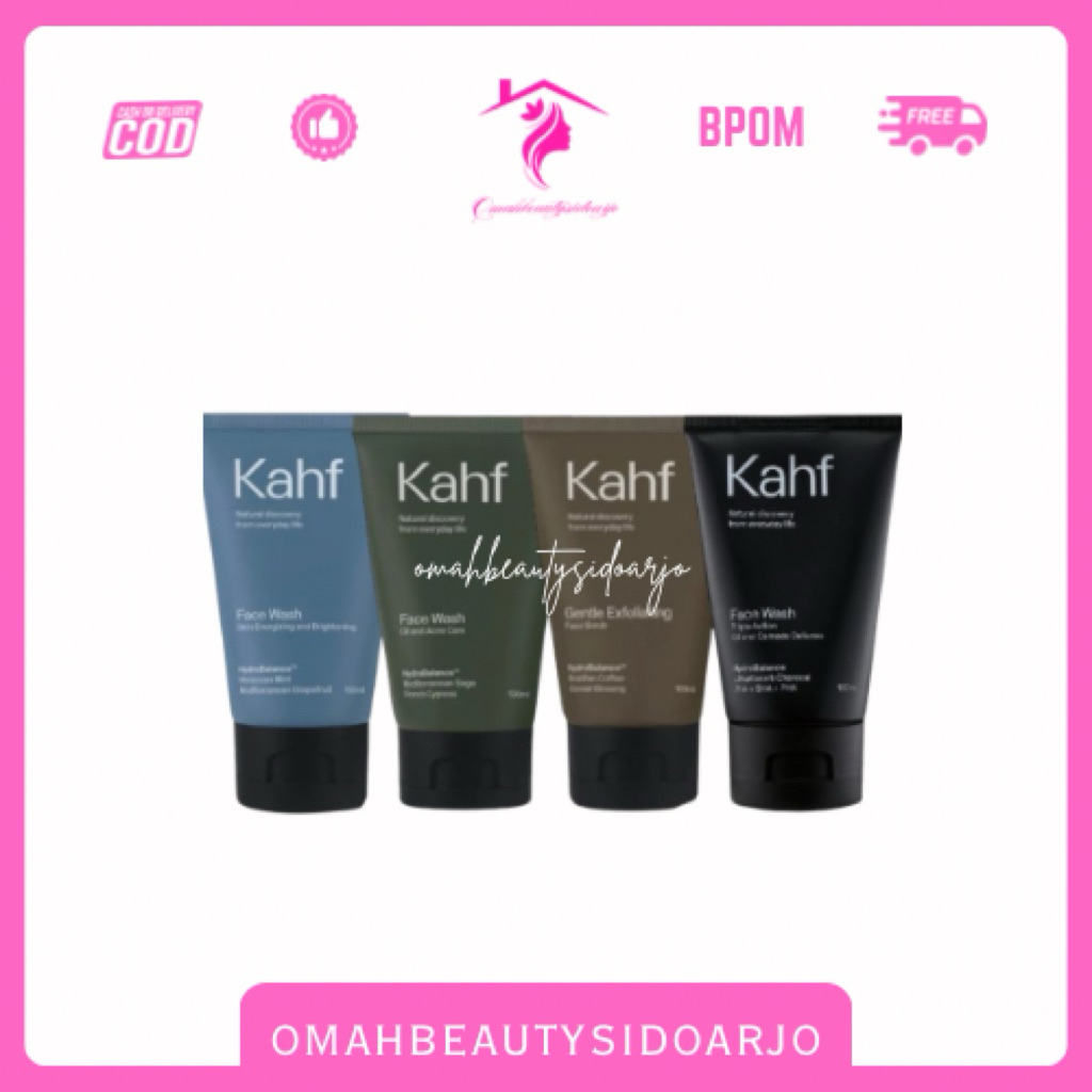 KAHF FACE WASH 100GR MEN'S FACE WASH SOAP 100GR | Shopee Malaysia