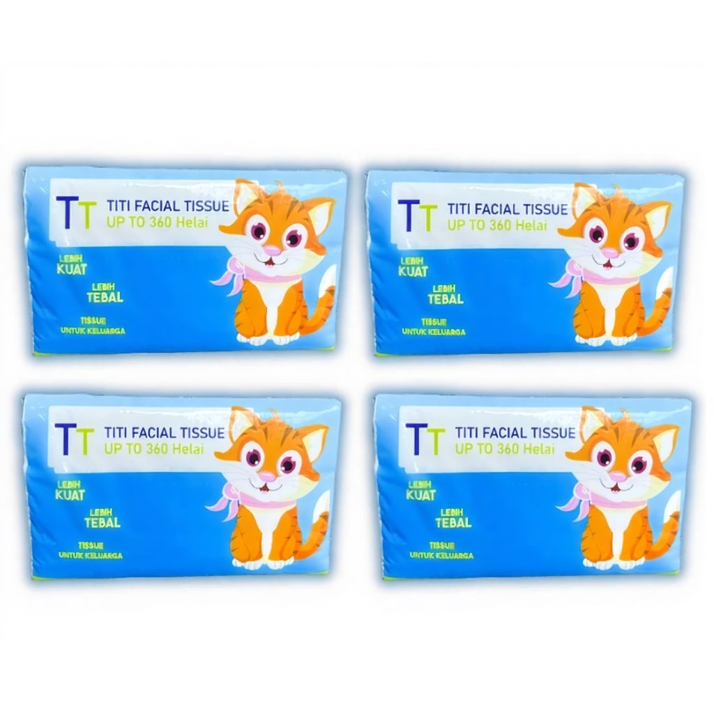 Titi - Facial Tissue 360 Sheet 2-Ply Facial Tissue 360 Sheets | Shopee ...