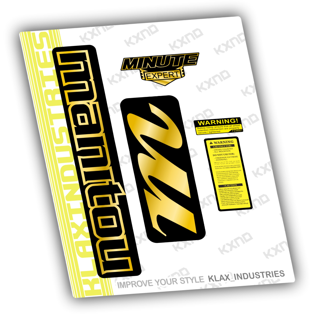 Decal fork Manitou Minute Klaten Decal Bike Bicycle Sticker | Shopee ...