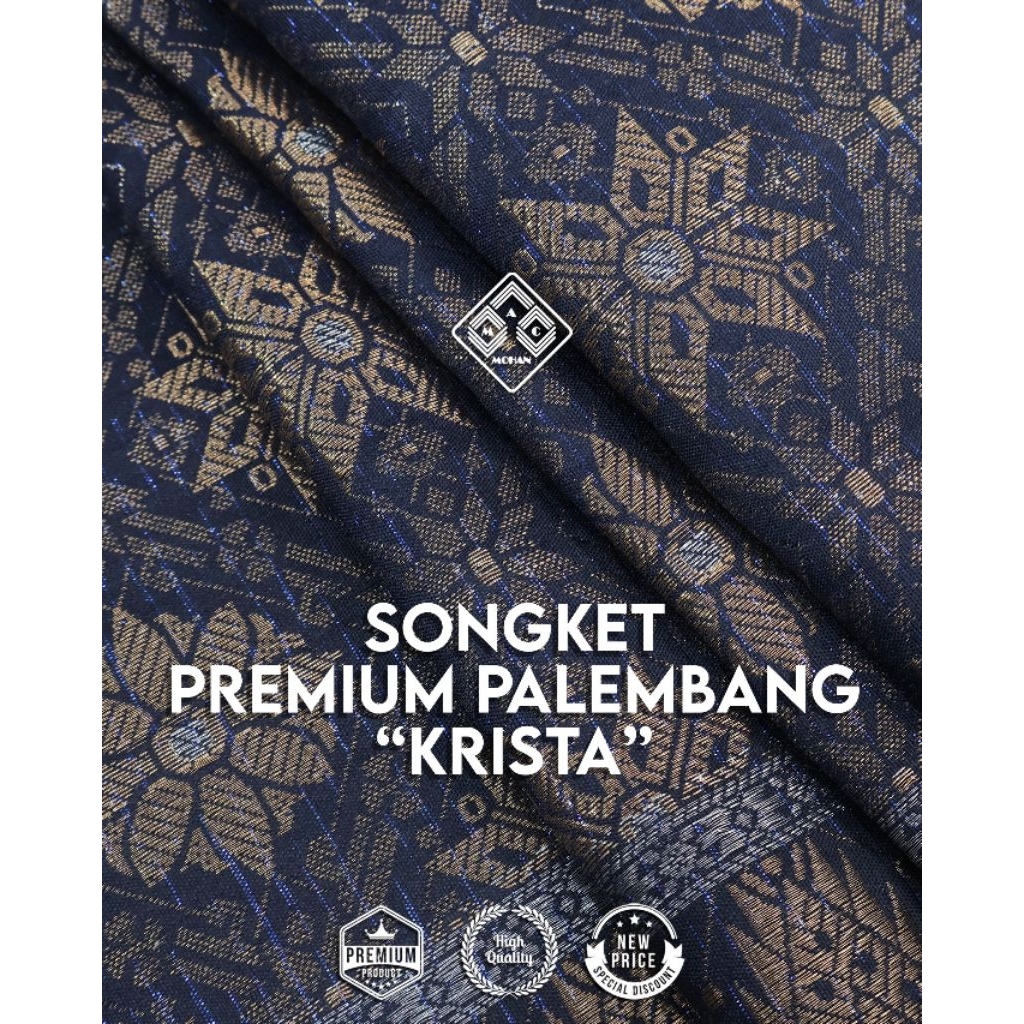 {NEW!!} Palembang Premium Songket "MANSION" Multicolor Motif Multi ...