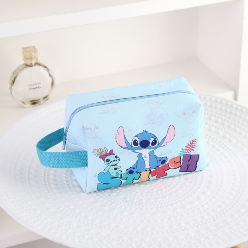 Disney Stitch Cosmetic Pouch Multipurpose Container Lilositch Ohana ...