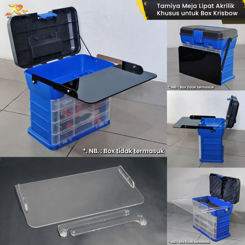 Tamiya Acrylic Folding Table Box Krisbow - Tamiya Mini 4WD Toolbox Tidy ...
