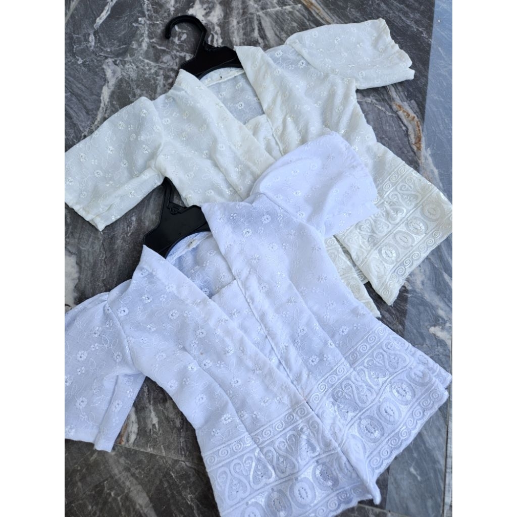 Viscose Voile Embroidery Balinese Kebaya Top Traditional Clothing ...