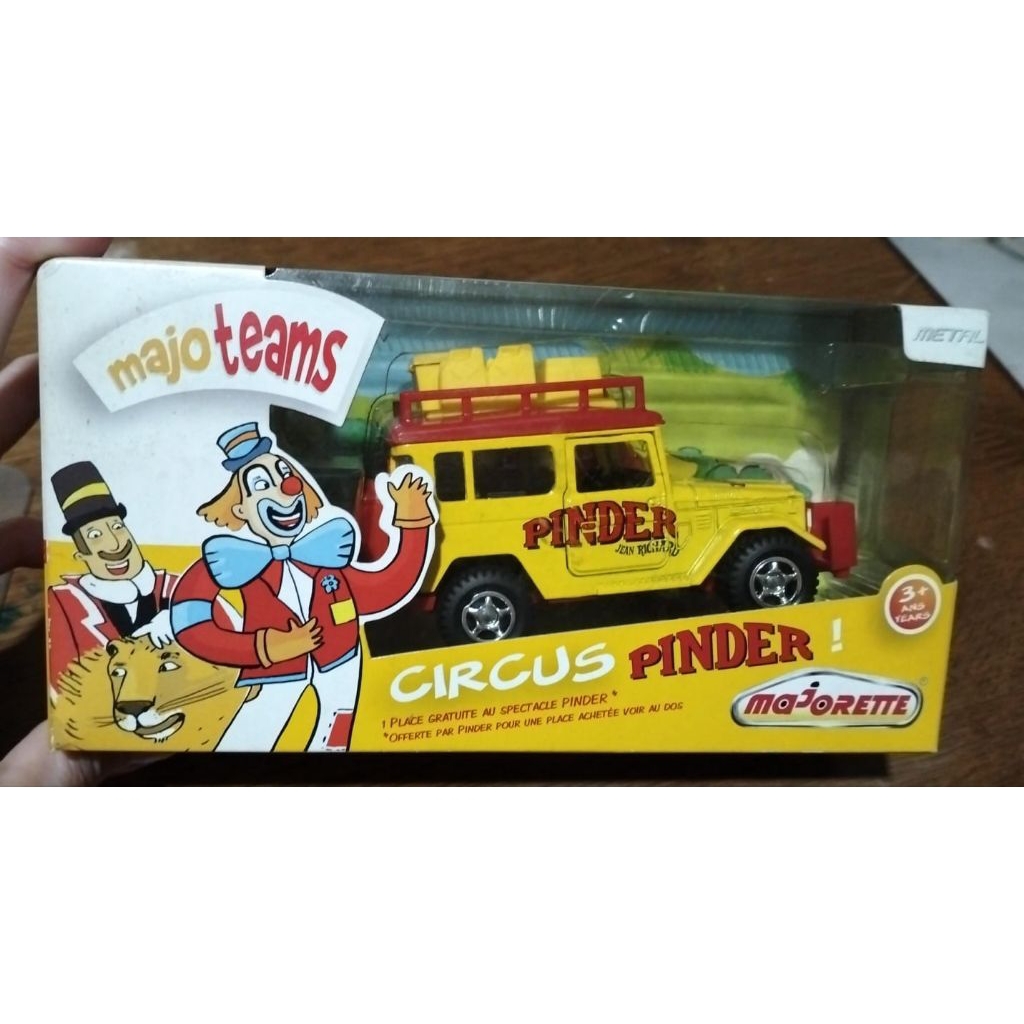 Majorette Pack Circus Pinder Toyota!And Cruiser FJ40 | Shopee Malaysia