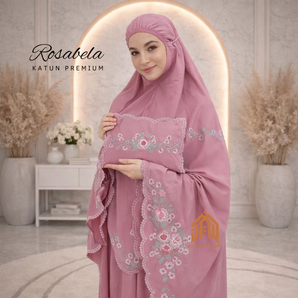 KATUN Adult Rukuh Prayer Robe, Telekung Prayer Robe, Premium Cotton ...