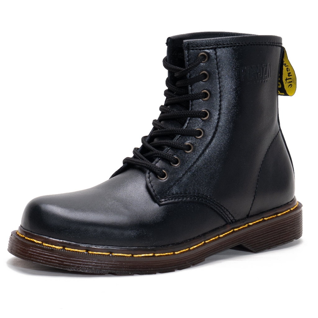 Men's Boots Like Docmart Genuine Leather Casual Boots Genuine Leather ...
