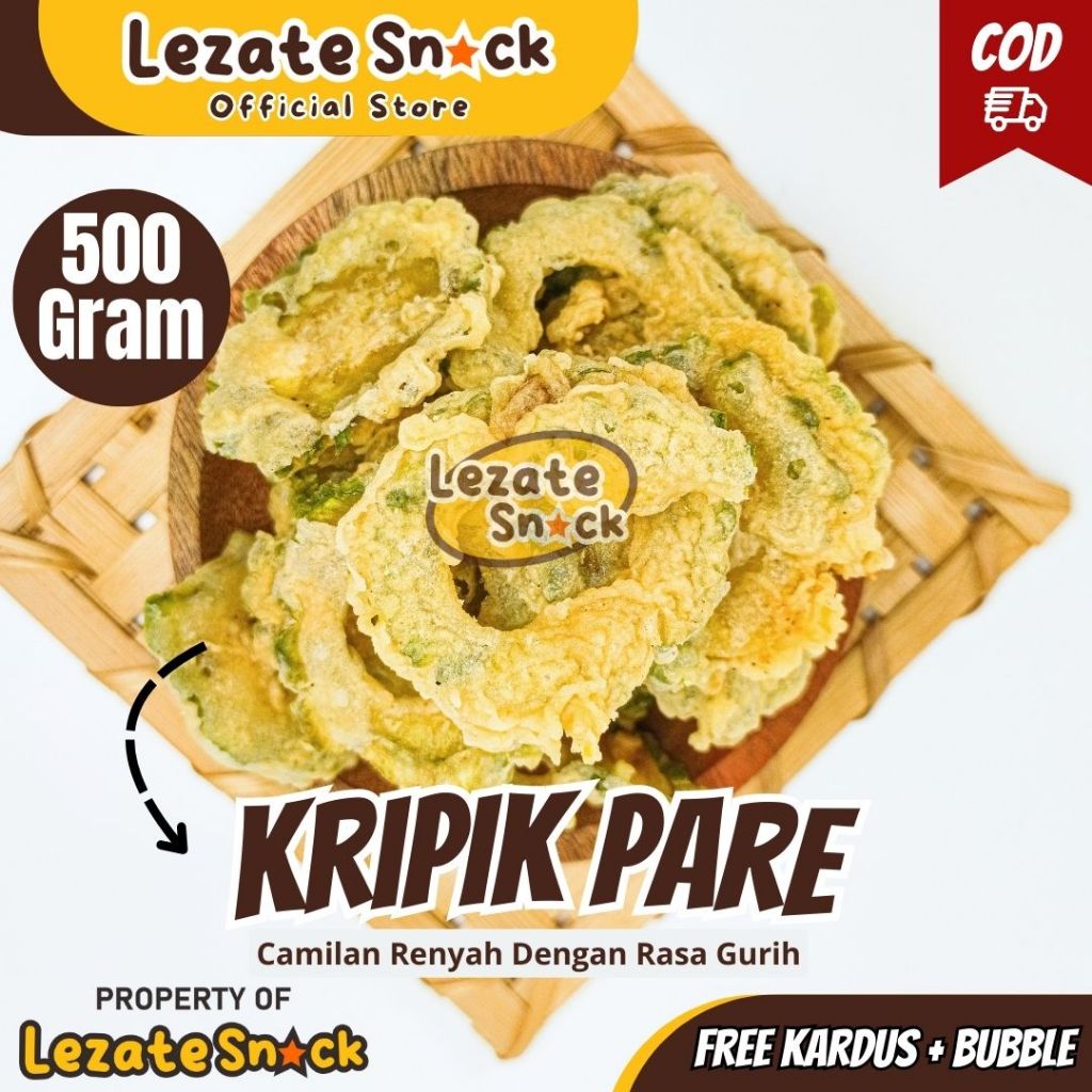 Crispy Bitter Melon Chips 500g Kilogram Crispy Savory / Crispy Bitter ...