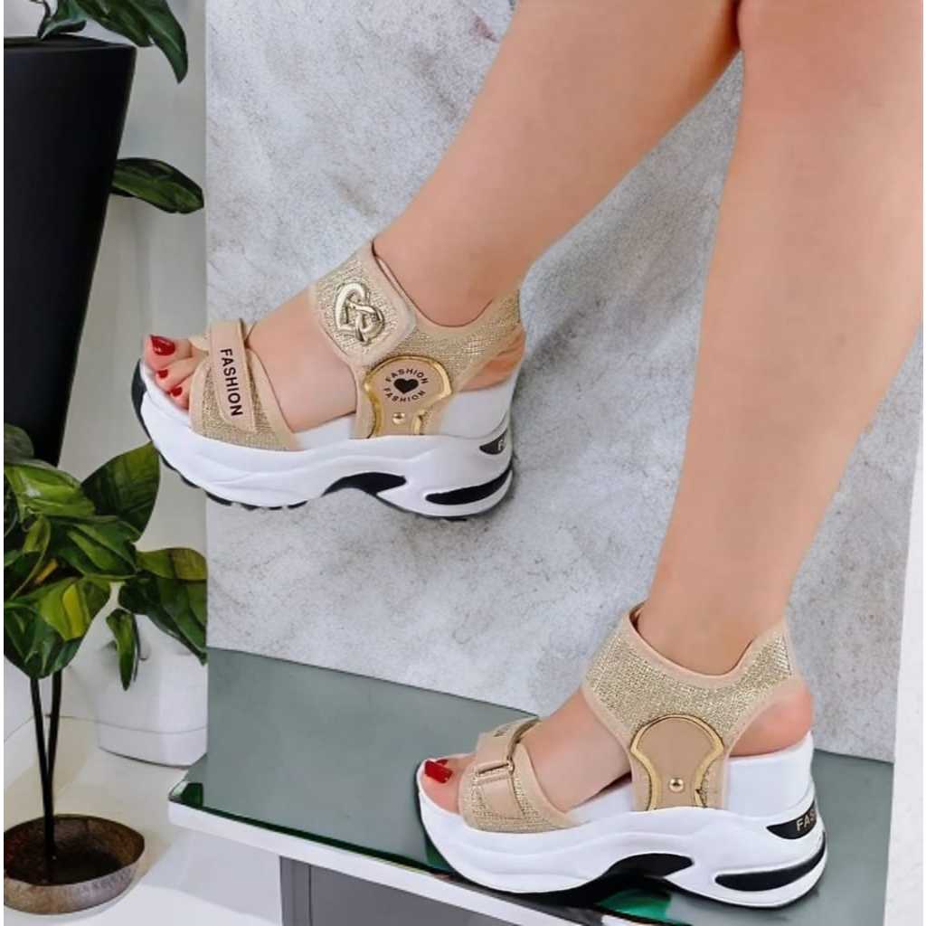 GRUSH - LATEST WOMEN'S WEDGES HEEL SANDALS SIZE 36-40 TRENDY UB 04 ...