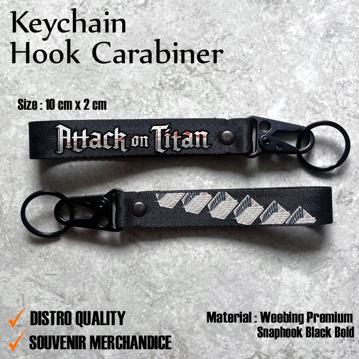 GANTUNGAN ATTACK ON TITAN KEYCHAIN - AOT ANIME KEYCHAIN - ATTACK ON ...