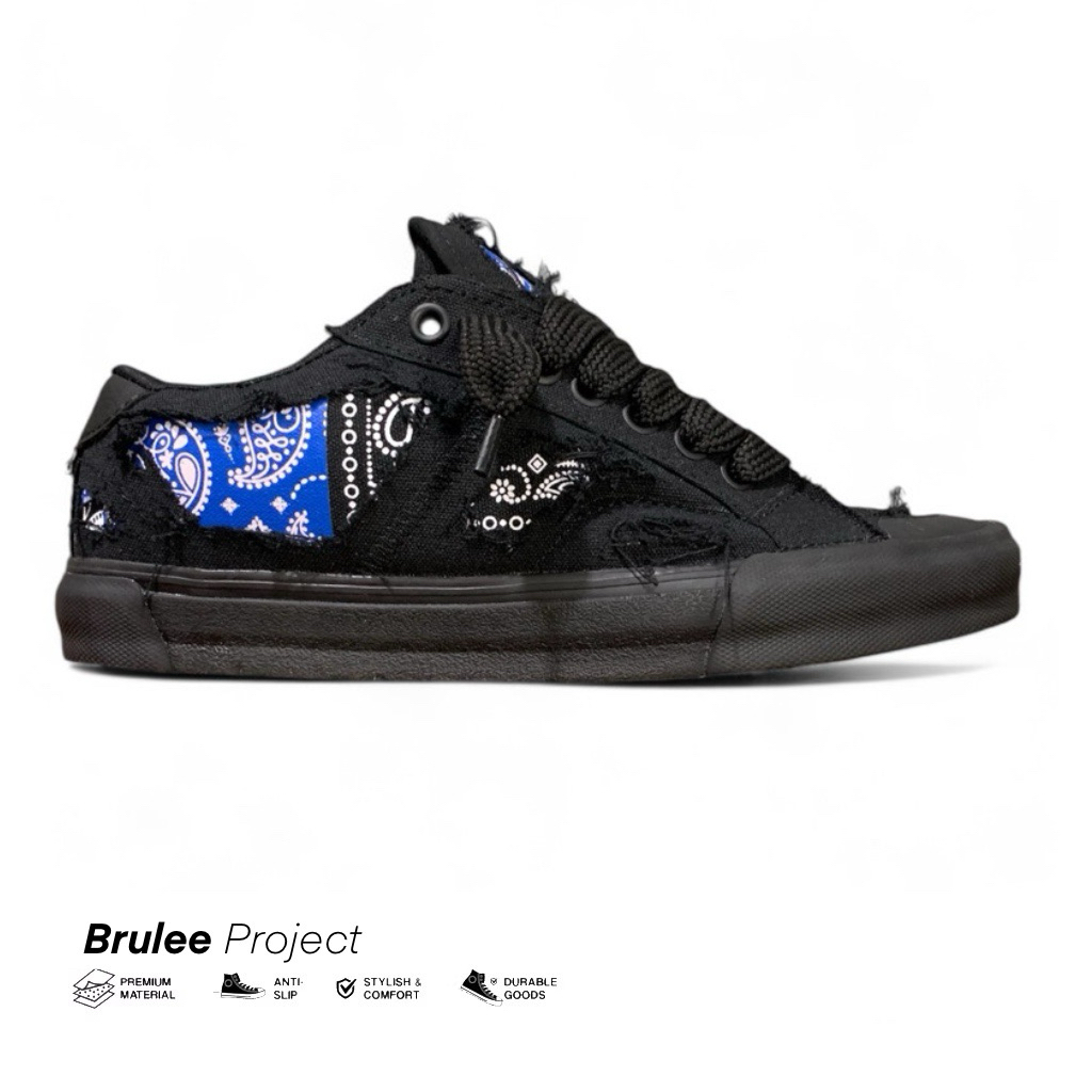Brulee Project - Destroy Obeshoes - Full Black | Fat shoes | Shopee ...