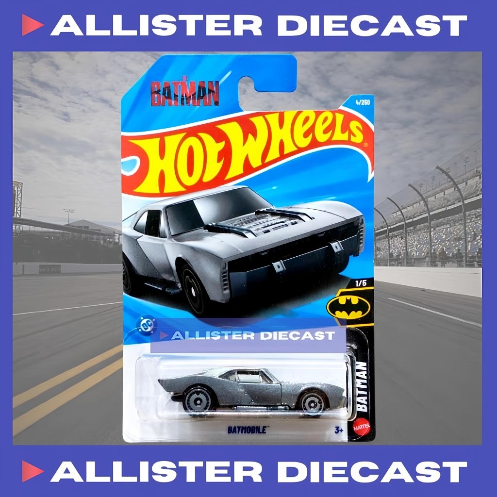 HW Hot Wheels Batmobile Grey Hotwheels Batmobile Grey Batman Hot Wheels ...