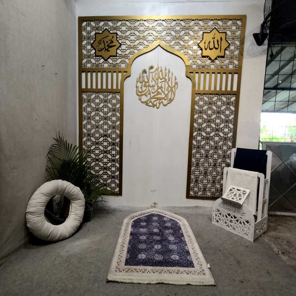 Mihrab Wall Decoration for Prayer Room Model 11 HMR Board Material ...