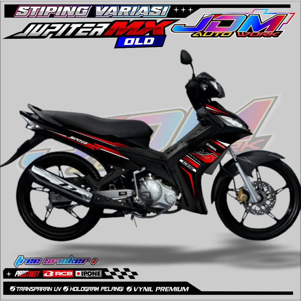 YAMAHA JUPITER MX 135 OLD VARIATION STRIPING OLD JUPITER MX MOTORCYCLE ...