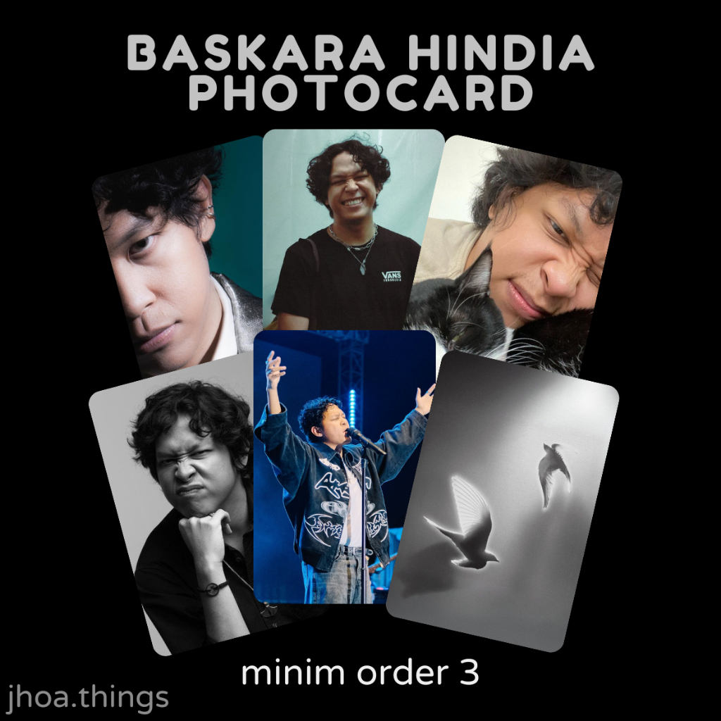 [UNOFFICIAL PHOTOCARD] DANIEL BASKARA PUTRA HINDIA FEAST WORDFANGS ...