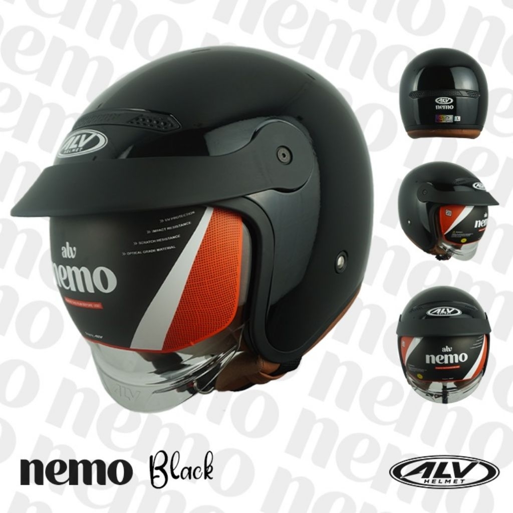MAGNUM ALV NEMO HELMET ORIGINAL RETRO HELMET FOR MEN AND WOMEN | Shopee ...