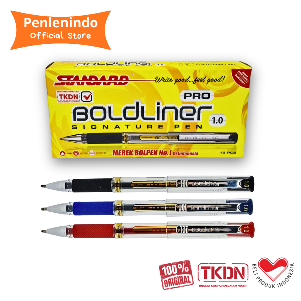Standard - Boldliner PRO 1.0 Pen, 3 Pcs (Stationery Pen/ Ballpoint/ Pen ...